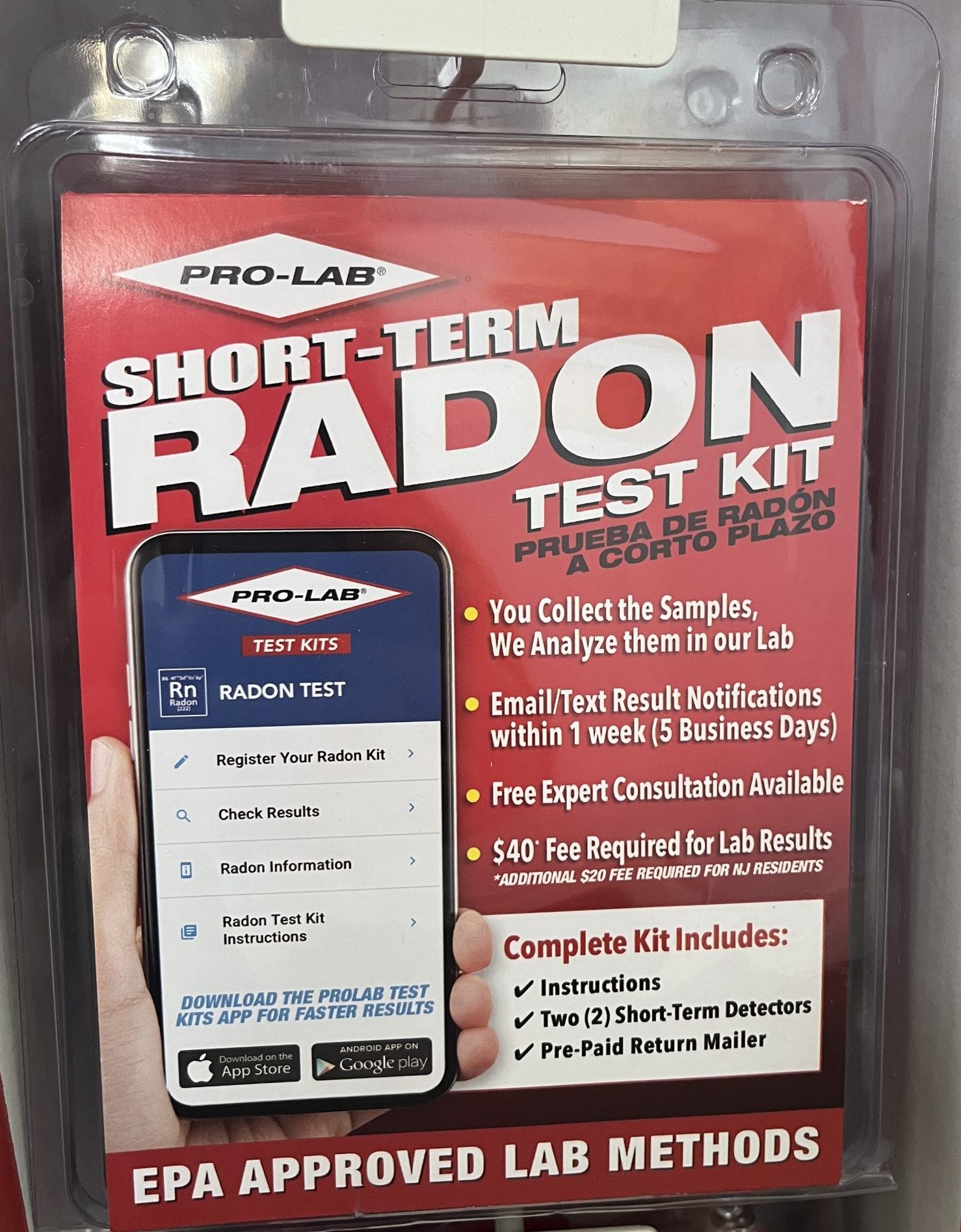 Radon Test Kits Free